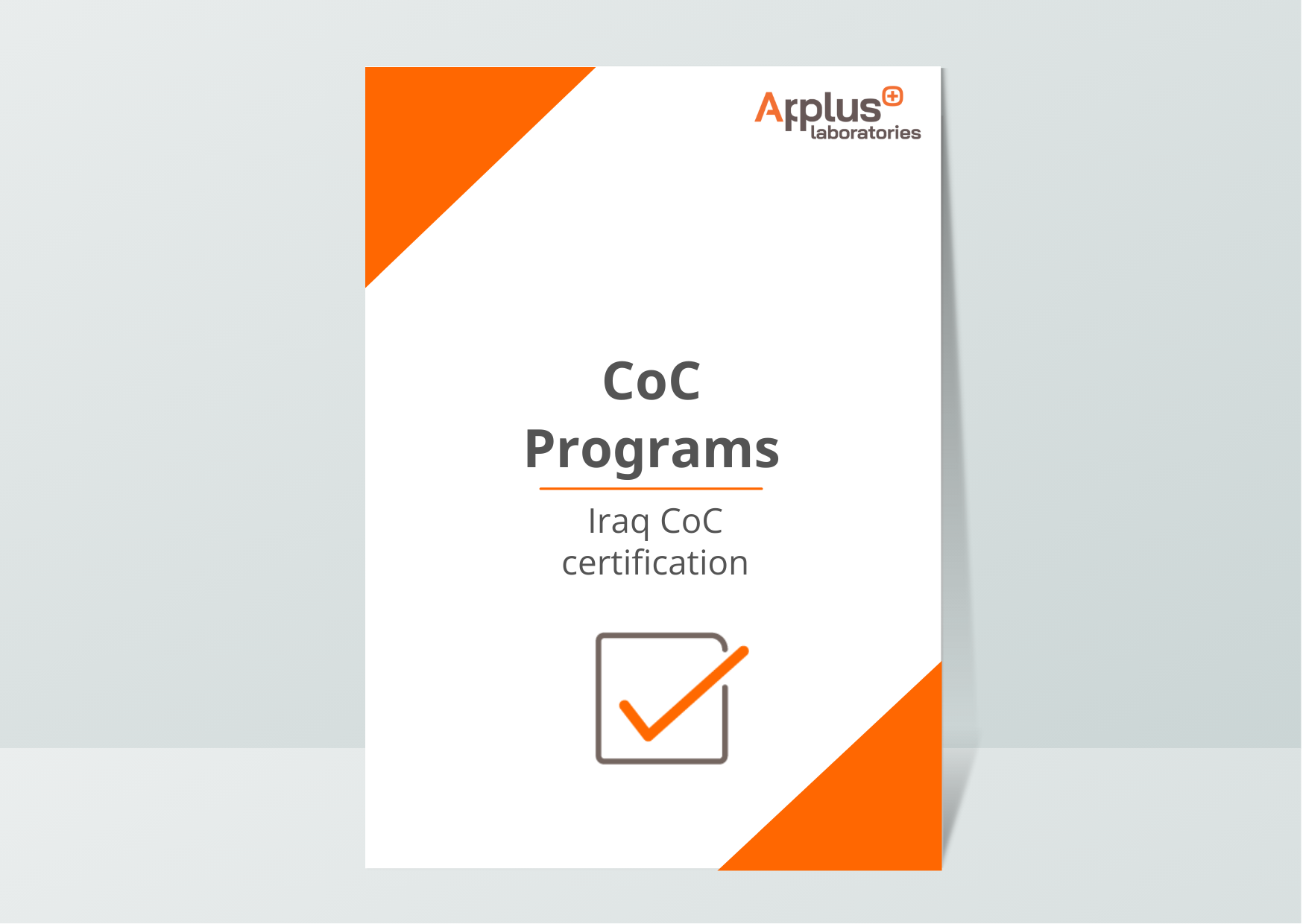 Iraq CoC Certification | Applus+ Laboratories