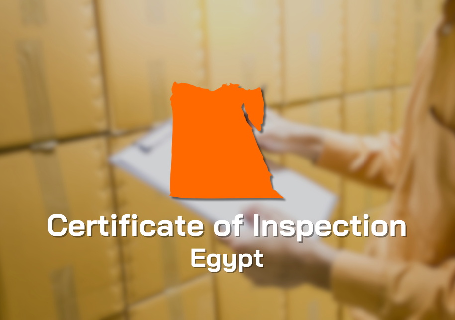Certificate of Inspection (CoI) for Egypt | Applus+ Laboratories